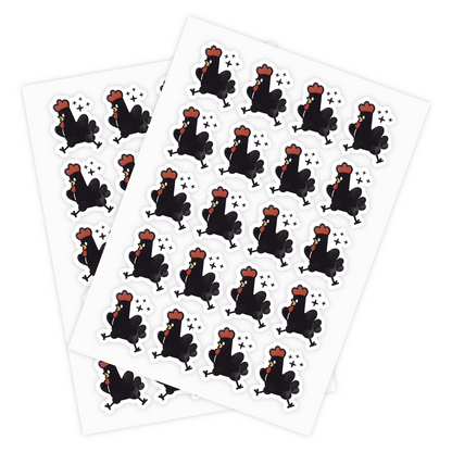 Sticker Chicken - Early birds get the best stickers!