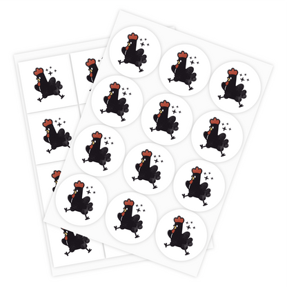 Sticker Chicken - Early birds get the best stickers!